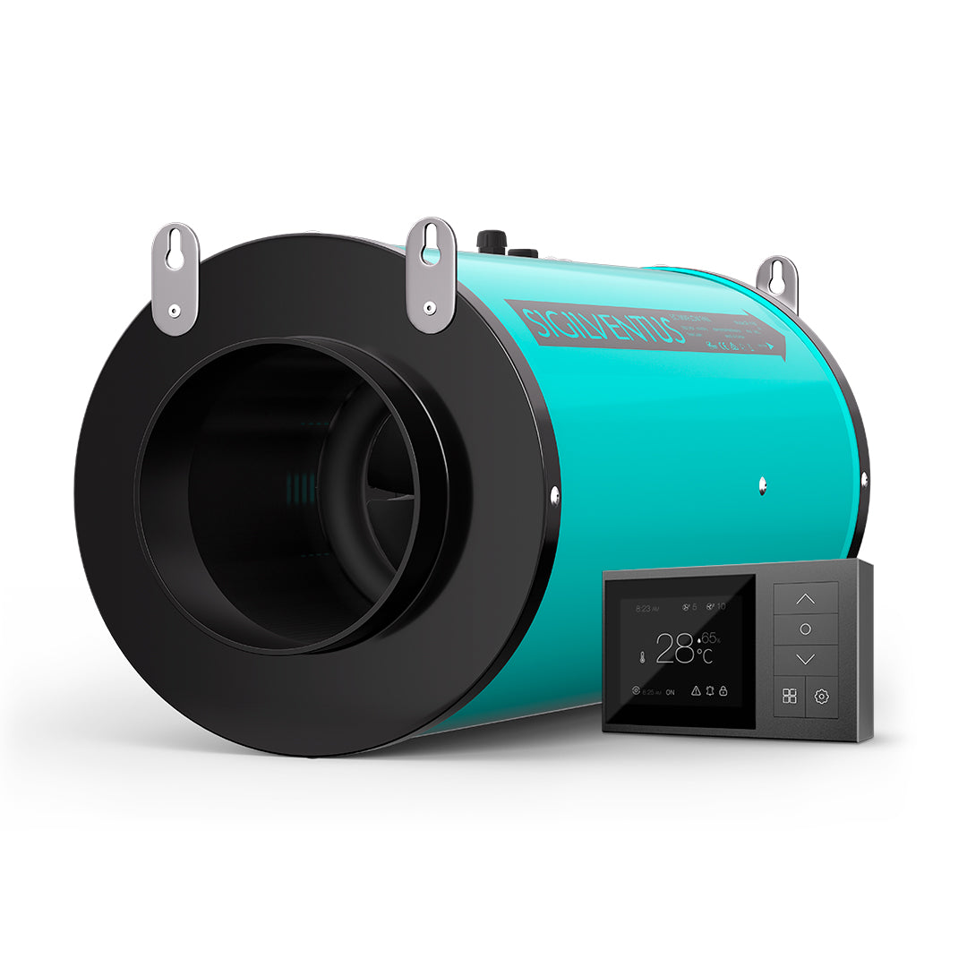 SigilVentus PROLINE SILENCED 12” EC Inline Duct Fan System with Temper